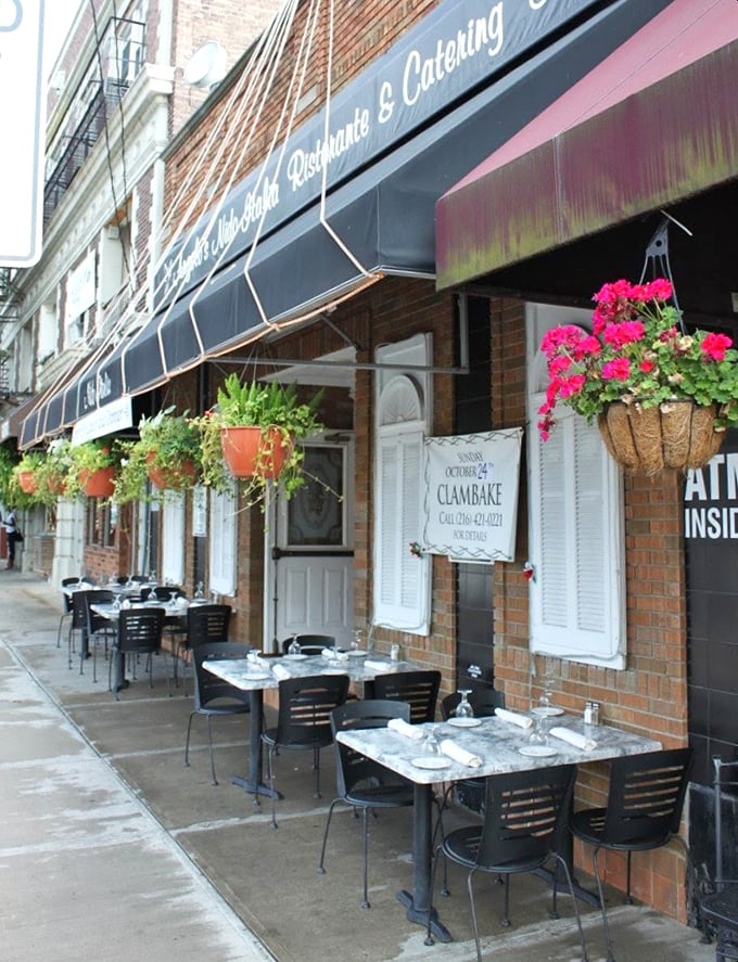 Sidewalk dining that adds a touch of European charm to Cleveland, where people-watching becomes an appetizer course.
