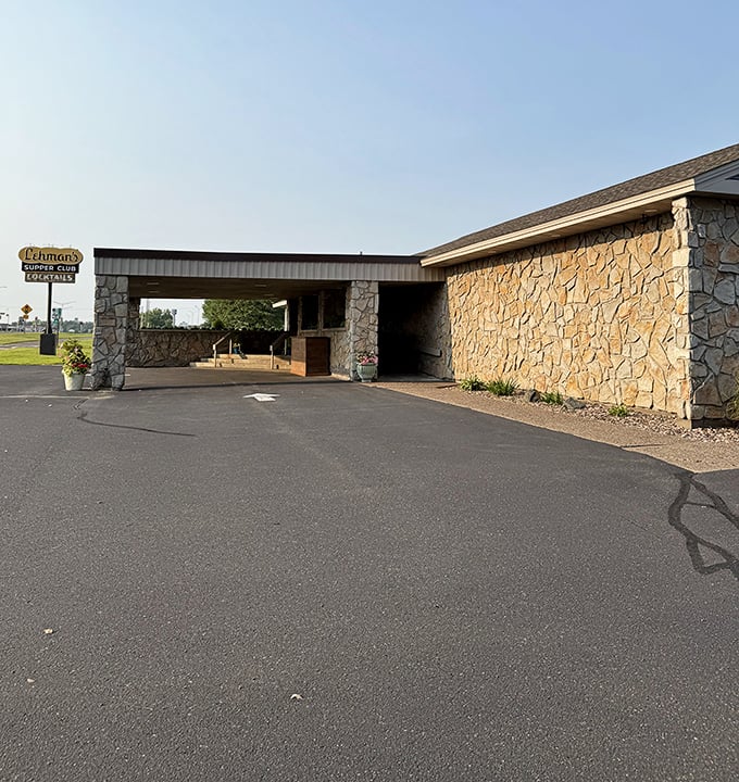 In daylight, Lehman's stone exterior stands unpretentious and solid—much like the values of the diners who've been coming here for generations.