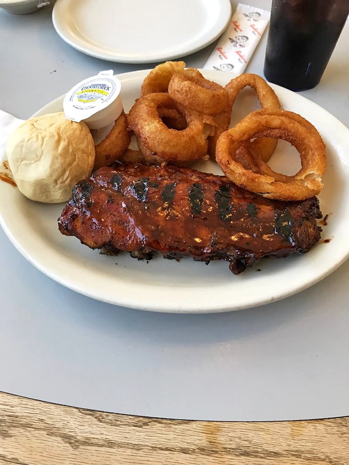 Ribs that don't need a fancy introduction—just plenty of napkins and a momentary suspension of dignity as you surrender to their sticky glory.