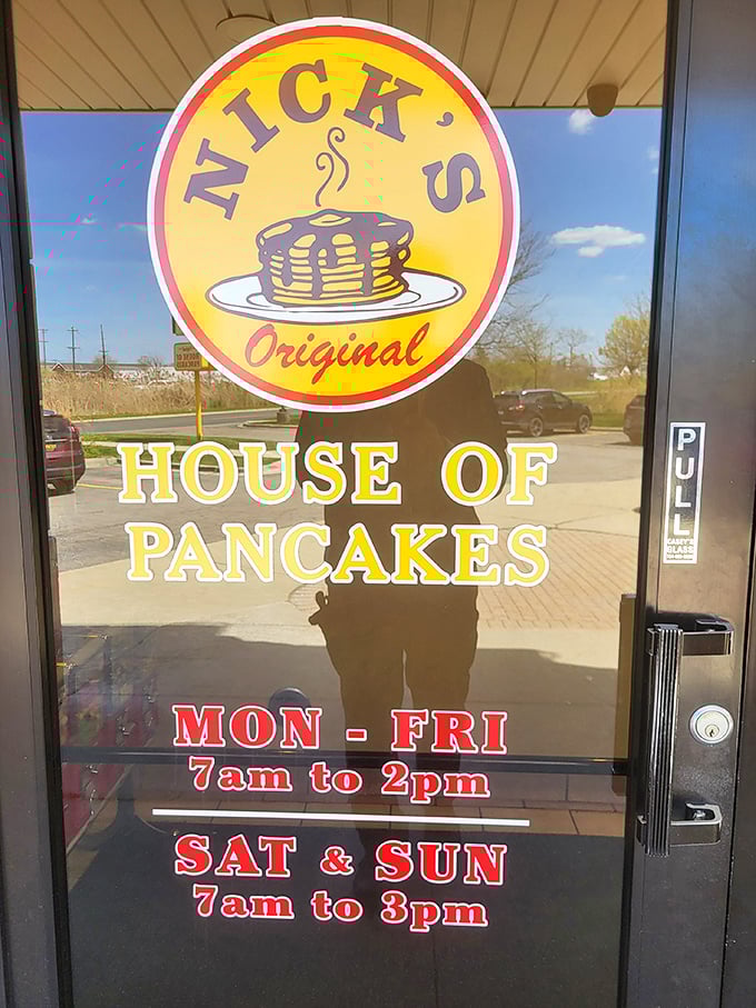 The golden hours of pancake paradise—when doors open to welcome the hungry masses seeking breakfast salvation.