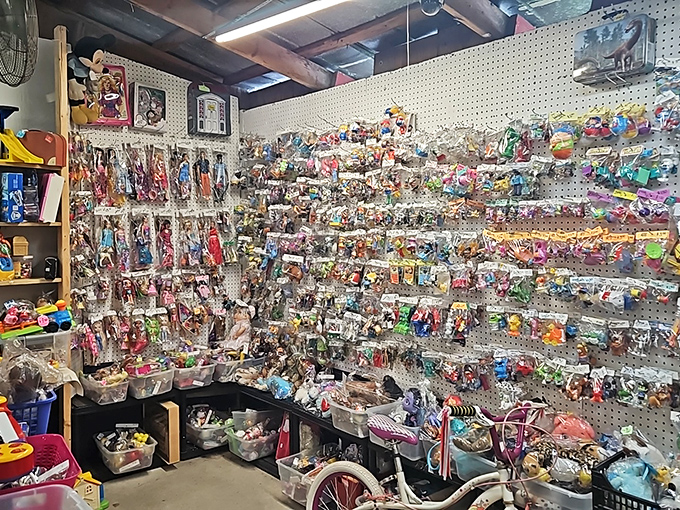 Childhood nostalgia by the bagful. This toy collection could stock a small museum of "things that made kids happy before smartphones."