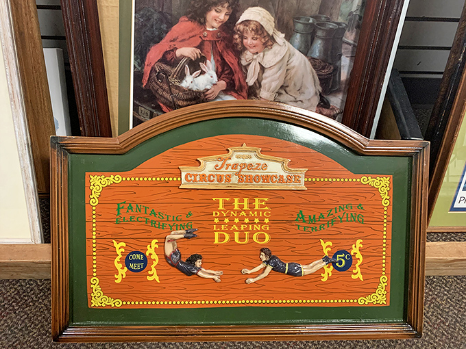 Step right up to vintage circus charm! This wooden sign celebrates "The Dynamic Leaping Duo" with all the nostalgic flair of simpler times.