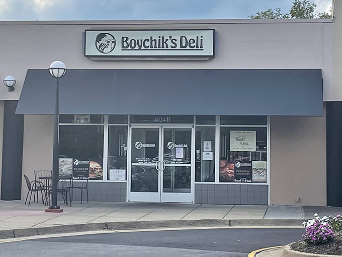 The clean lines of Boychik's exterior hide flavor explosions waiting to happen. Some delis let the food do the talking.