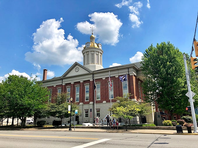 Historic courthouse dome crowns a community that's been keeping life affordable for generations of wise residents.