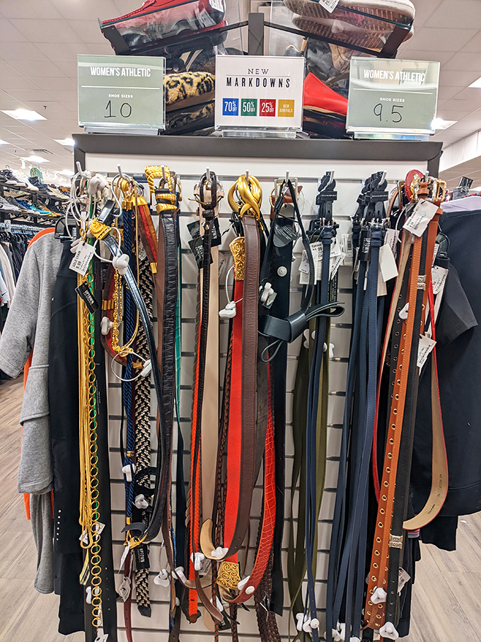 Belt bonanza! These leather lifelines aren't just holding up pants—they're holding together entire outfits with affordable style.