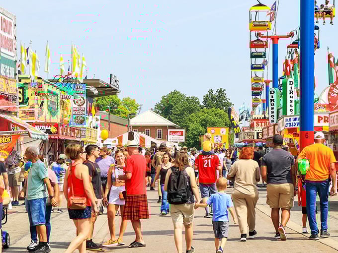 The Blossom Time Festival transforms quiet streets into a carnival of color and motion—small-town celebration at its most gloriously unfiltered.