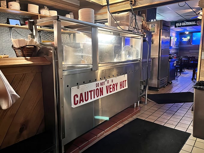 "CAUTION VERY HOT" isn't just a warning—it's a promise that what emerges from this station will warm your soul.