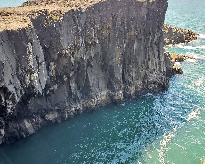 These cliffs have been perfecting their dramatic poses for millennia—the original influencers of the natural world.