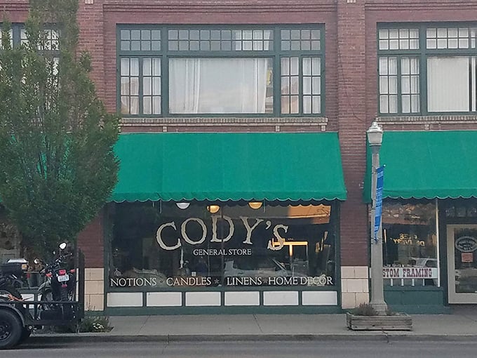 Cody's General Store window promises the essentials of home décor without big-box store pricing or big-city parking hassles.