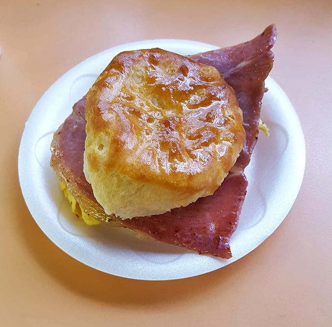 A country ham biscuit that tells the story of Virginia in one perfect bite—simple, honest food that needs no translation.