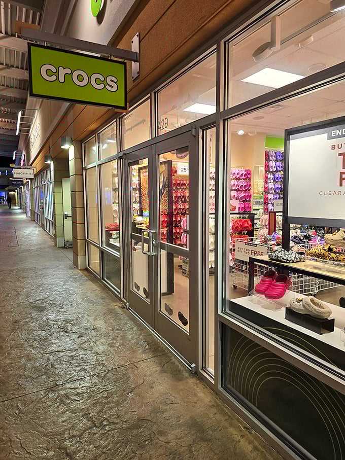 The Crocs store: where comfort boldly declares victory over conventional fashion rules. Your feet are already sending thank-you notes.