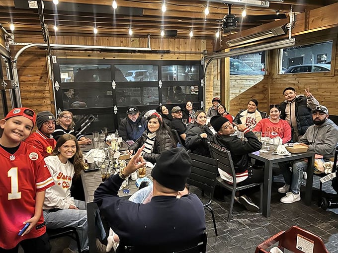 When Kansas City locals gather at Q39, they're not just eating dinner – they're participating in a communal barbecue celebration.