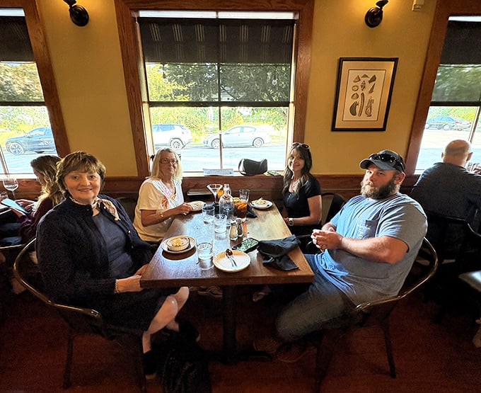 Where seafood brings people together. These diners know the secret – good company makes great food even better at this Allentown institution.