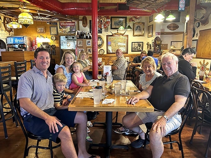 Three generations sharing one table and creating memories that will outlast the meal itself. This is what restaurants are really about.