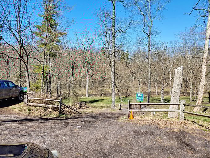 Simple entrances often lead to extraordinary places. Ralph Stover proves you don't need fancy gates to access natural wonders.