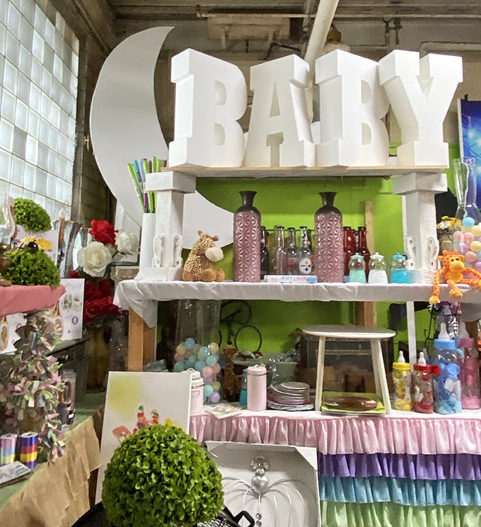 The baby section – where new parents and grandparents can stock up without breaking the college fund.