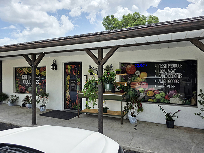 Greens and Goodness Market offers farm-fresh produce without the pretension – no need to know what "microgreens" are to shop here.