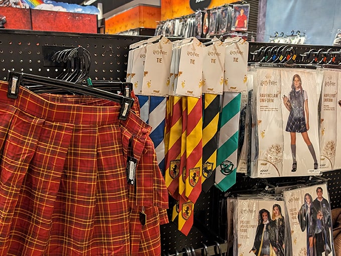 Harry Potter merchandise transforms ordinary Muggles into Hogwarts-ready wizards. Gryffindor ties not included in your Hogwarts acceptance letter.