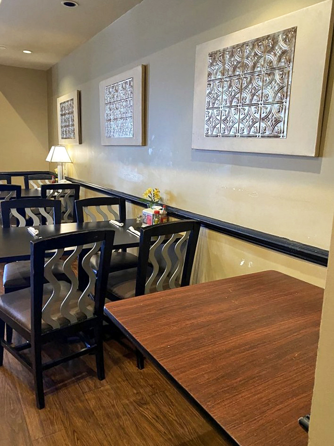 Elegant simplicity in the decor lets you focus on what matters—the impending food coma you'll happily surrender to after your third helping.