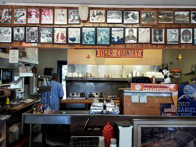 "Tiger Country" isn't just a slogan—it's the beating heart of a kitchen where championship banners and daily specials share equal importance.
