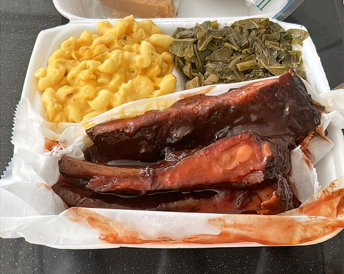 Another perfect lunch tray that proves the best meals don't need white tablecloths—just plenty of napkins and an empty stomach.