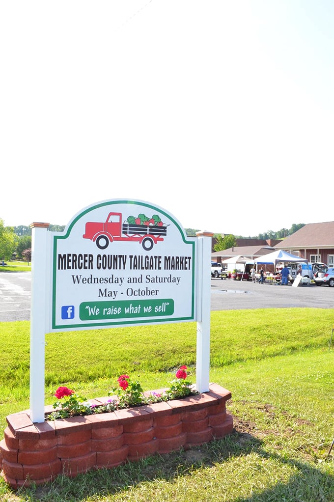 "We raise what we sell" isn't just a slogan at the Mercer County Tailgate Market – it's a promise from neighbor to neighbor.