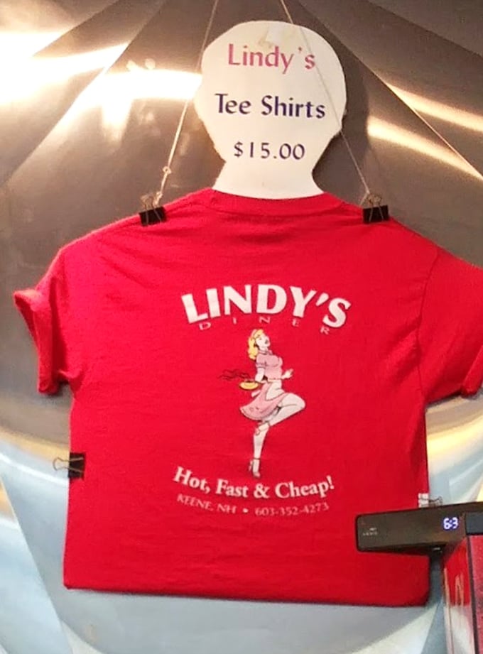 Merch that proudly proclaims "Hot, Fast & Cheap!"—three qualities that have kept diners in business since time immemorial.