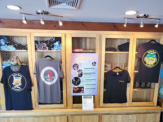 Wear your allegiance proudly—these brewery tees let you carry a piece of Robin Hood's rebellious spirit long after your glass is empty.