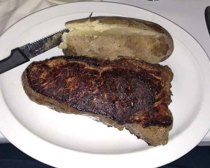 This New York strip steak has the kind of char that meat lovers dream about—simple, unapologetic, and absolutely perfect.