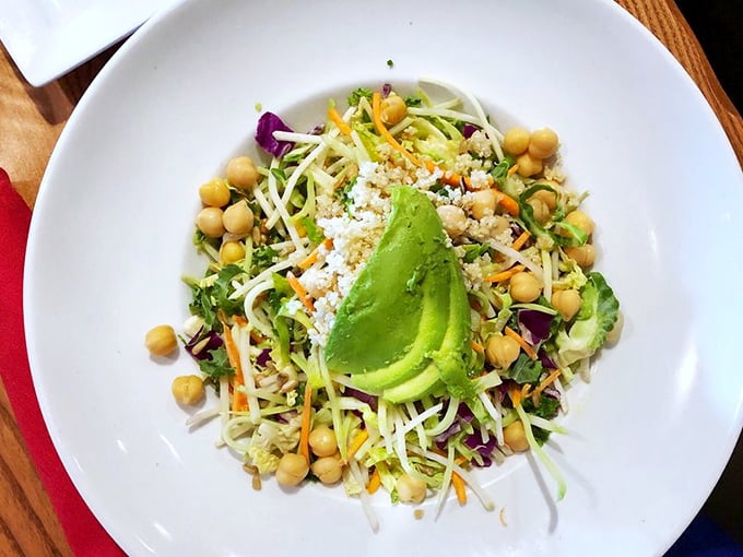 A vibrant salad that doesn't feel like punishment—proof that 5 Star knows how to make even the virtuous choices feel indulgent.
