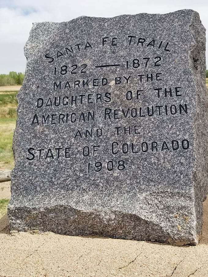 Santa Fe Trail markers connect present-day travelers to the brave souls who blazed paths across untamed territory.