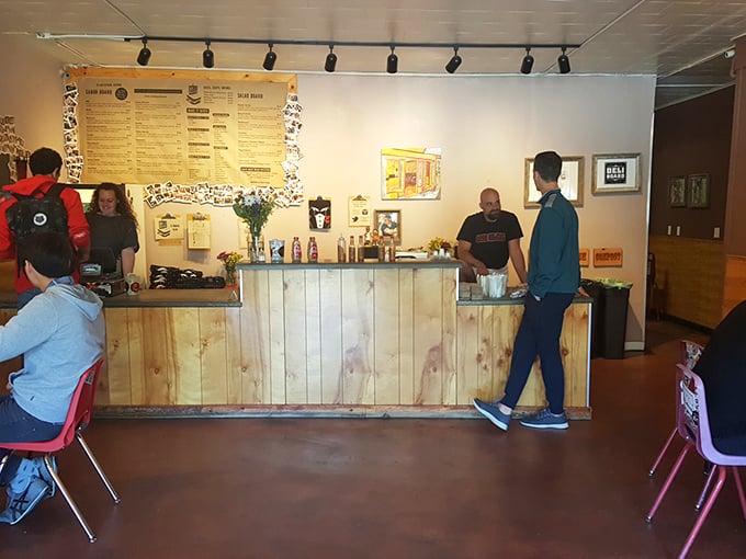 Behind this unassuming counter, sandwich magic happens daily—transforming quality ingredients into the stuff of lunchtime legends and food dreams.
