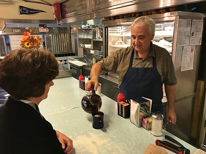 Behind every great diner is a dedicated staff who've perfected the art of the perfect pour – coffee being the lifeblood of any respectable breakfast joint.