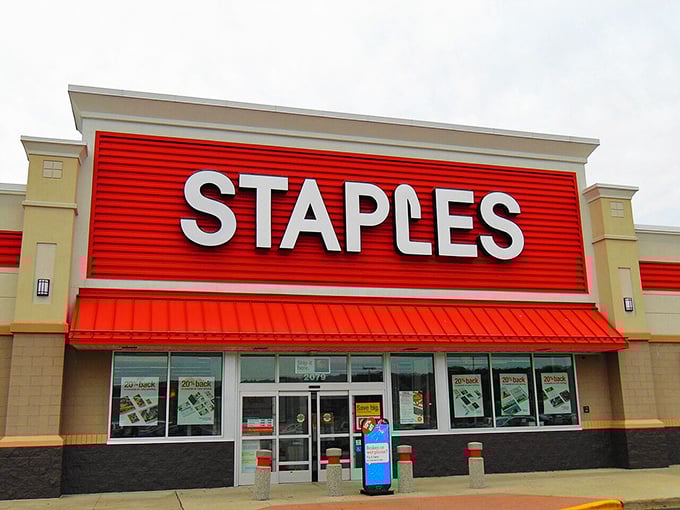 Yes, Killingly has a Staples—because even affordable towns need somewhere to buy printer ink at prices that make you question your life choices.
