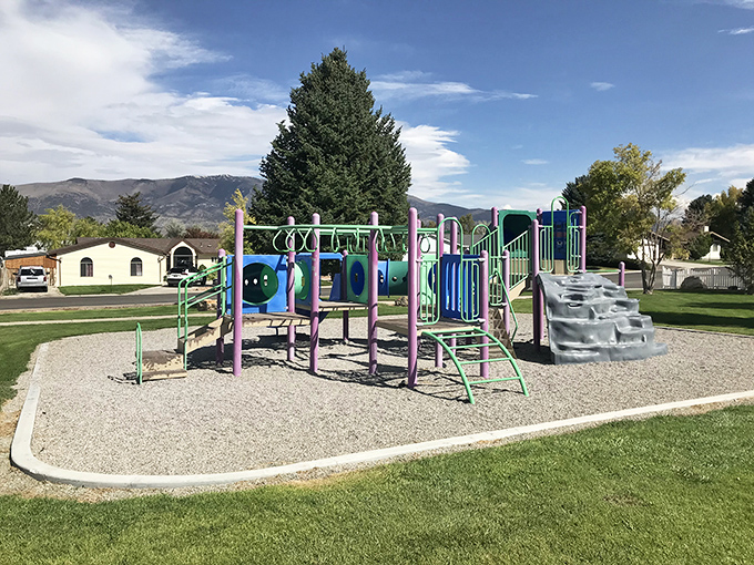 Skate parks give young locals room to practice ollies and kickflips under Nevada's endless blue sky and judgment-free mountain witnesses.