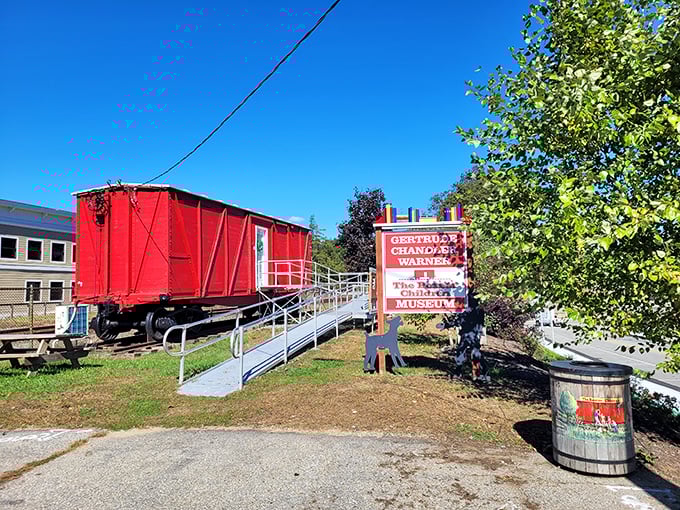 The Boxcar Children Museum celebrates childhood adventure in a bright red caboose that captures imaginations perfectly.