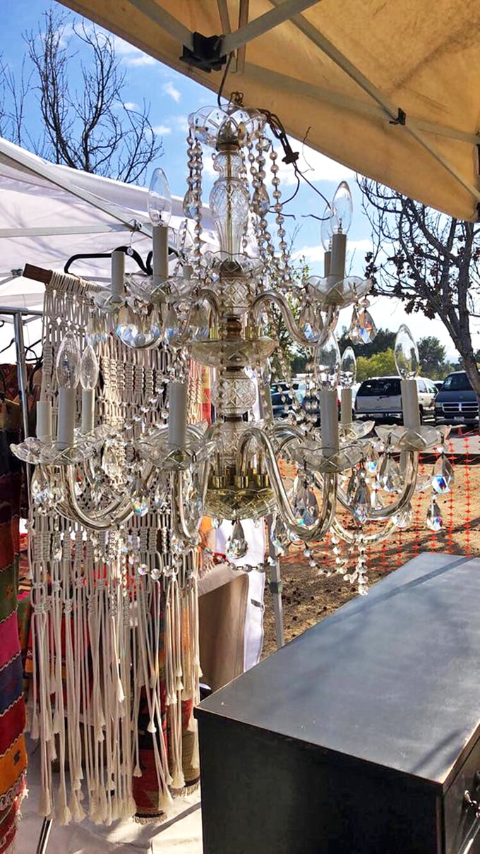 Crystal elegance suspended in time. This chandelier once illuminated someone's special occasions and is ready to light up yours.