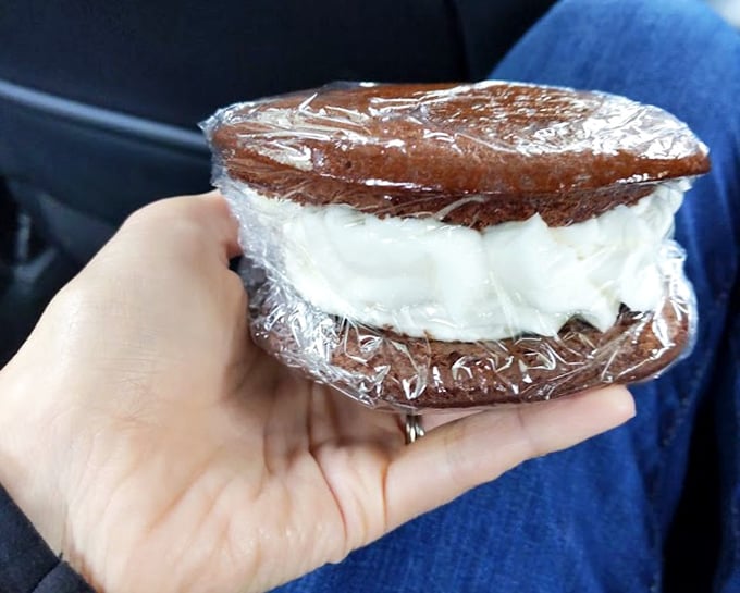 The whoopie pie – Maine's answer to the ice cream sandwich. A sweet finale to a seafood symphony.