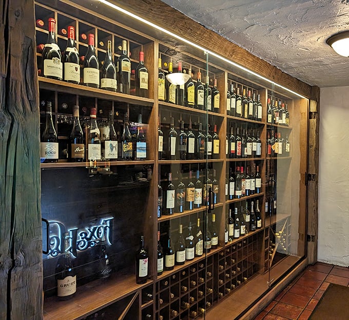 Their wine collection isn't just impressive—it's the kind that makes you wish you'd paid more attention in geography class.