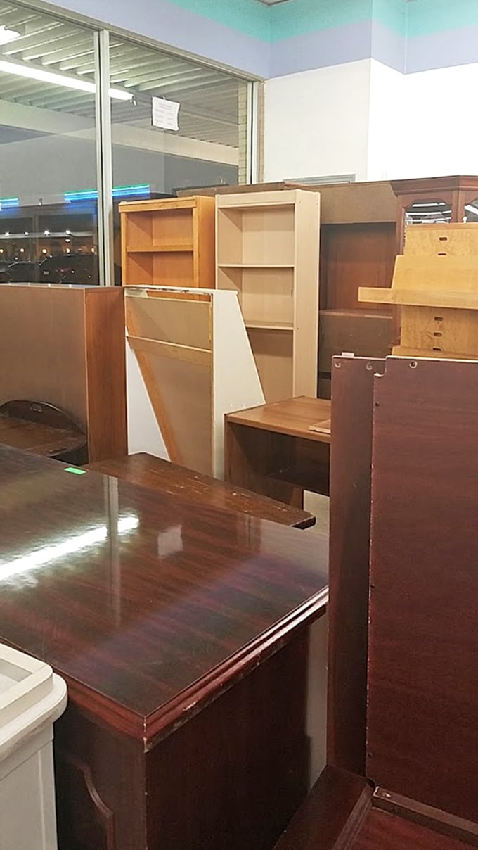 Furniture that's seen some living but has plenty more to give. That desk might have helped someone finish their novel—maybe it'll help you start yours.