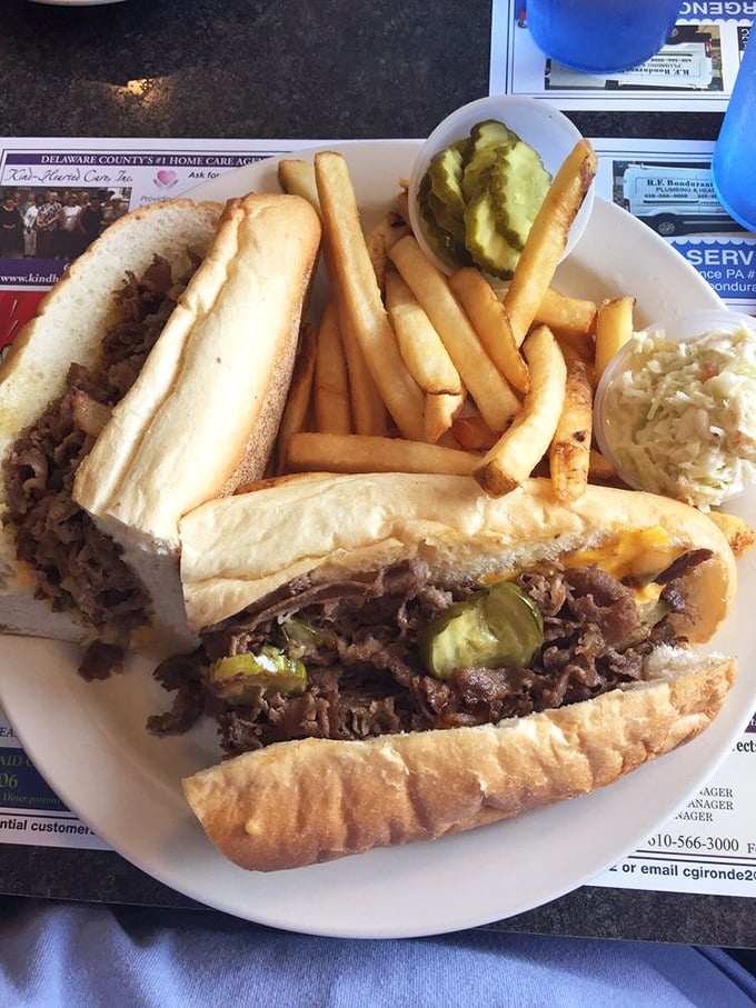 The Philadelphia region's signature sandwich done right—tender meat, melty cheese, and that roll that somehow stays sturdy yet yielding.