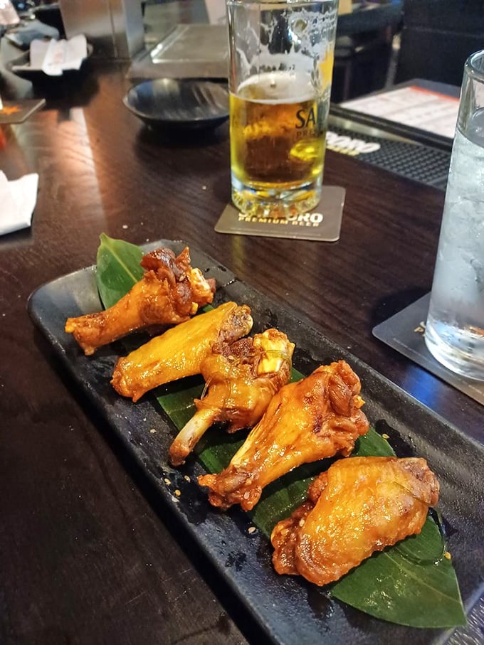 Wings that don't need a sporting event as an excuse—these glazed beauties are the trophy themselves.