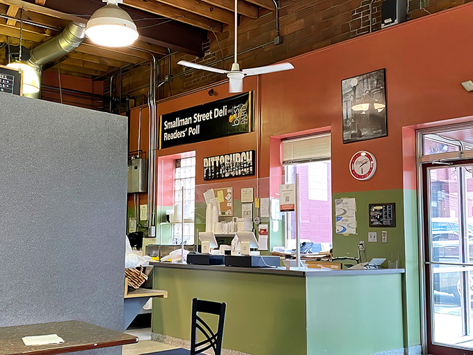 The counter – where magic happens and decisions are made. Choose your bread, choose your destiny.