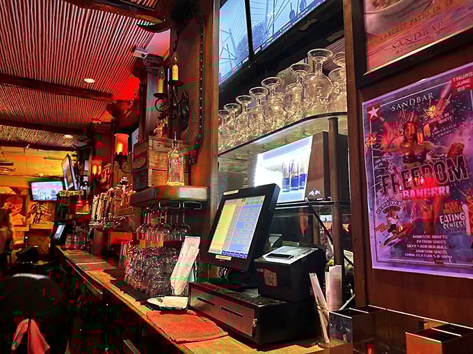 The bar setup isn't just functional—it's a liquid library where tequila bottles line up like rare books waiting to be opened and appreciated.