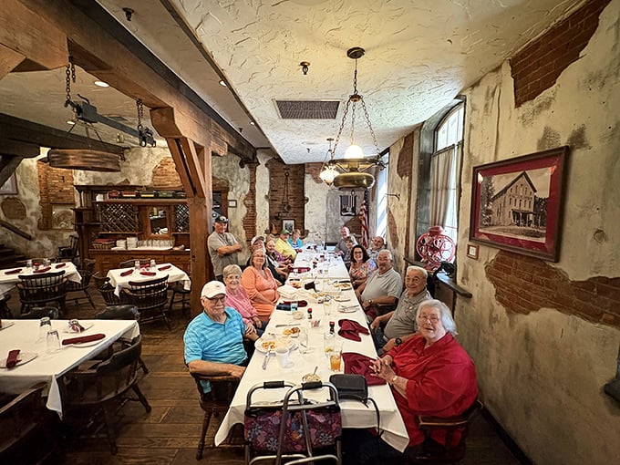 Multi-generational gatherings thrive in these historic walls, where family stories blend with the building's own rich history.