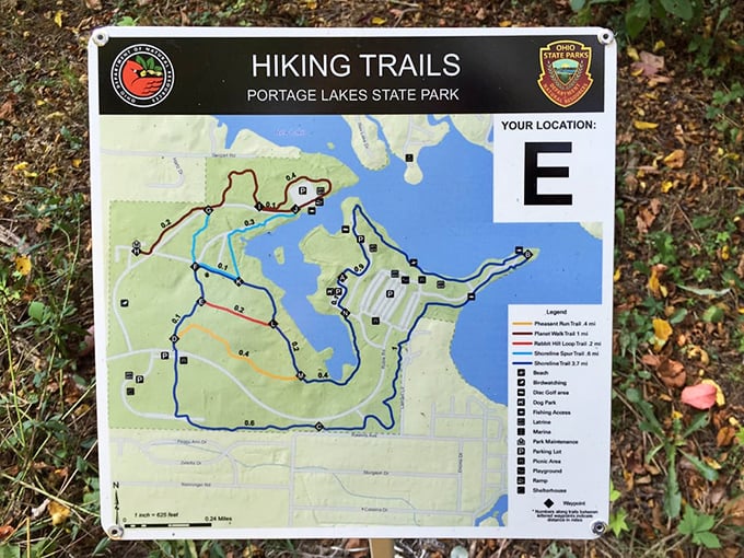 Adventure by the numbers. This trail map doesn't just show paths—it reveals a choose-your-own-adventure story waiting to be lived.