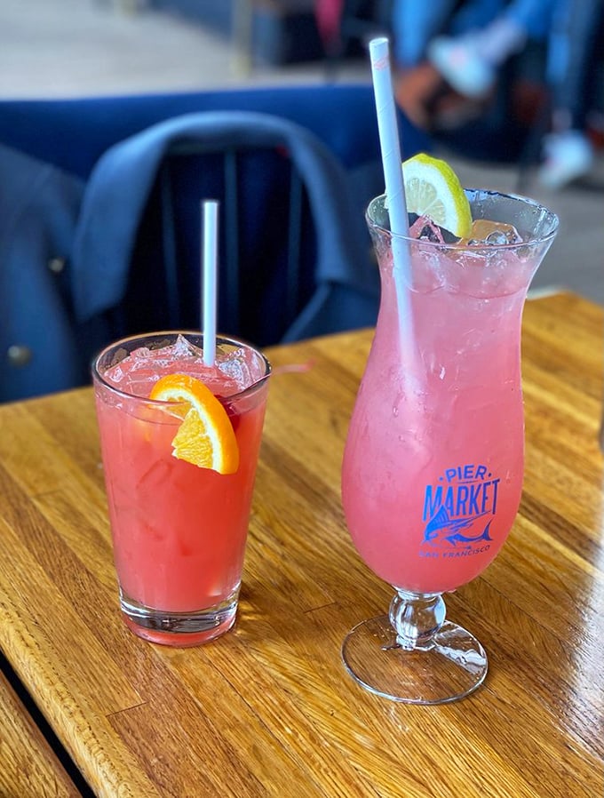 These vibrant cocktails don't just quench your thirst—they set the mood for maritime festivities. Vacation in a glass, San Francisco style!