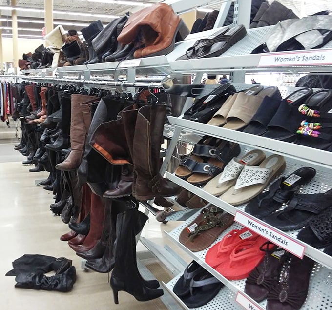 From practical flats to statement boots, the footwear section offers sole-mates for every occasion without walking all over your budget.