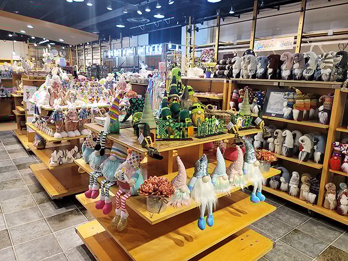 Not just garden gnomes—they're discounted guardians for your flower beds. This whimsical collection proves that even lawn ornaments deserve a second chance at happiness.