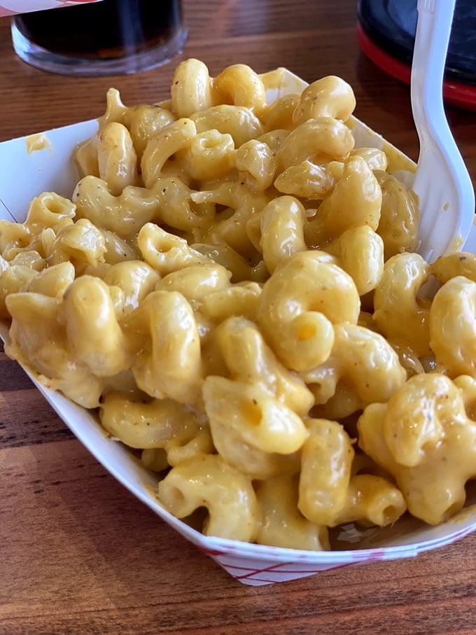 This mac and cheese isn't just comfort food—it's therapy in a basket. Creamy, dreamy, and worth every delicious calorie.